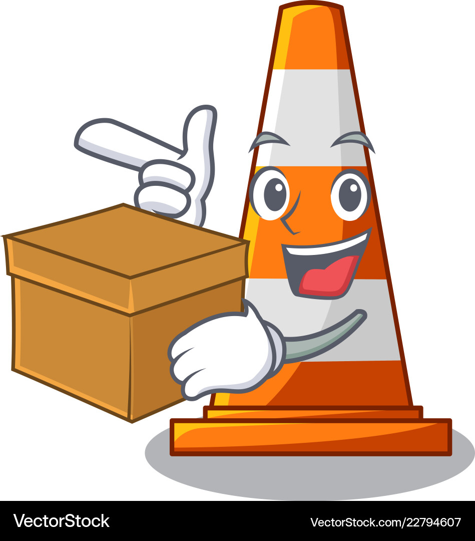 Safety Cone Cartoon