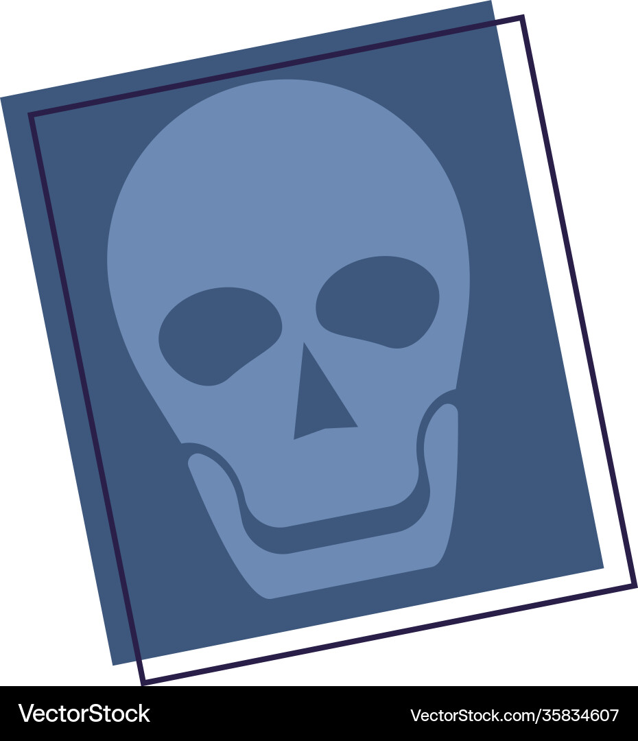 X-ray flat icon Royalty Free Vector Image - VectorStock