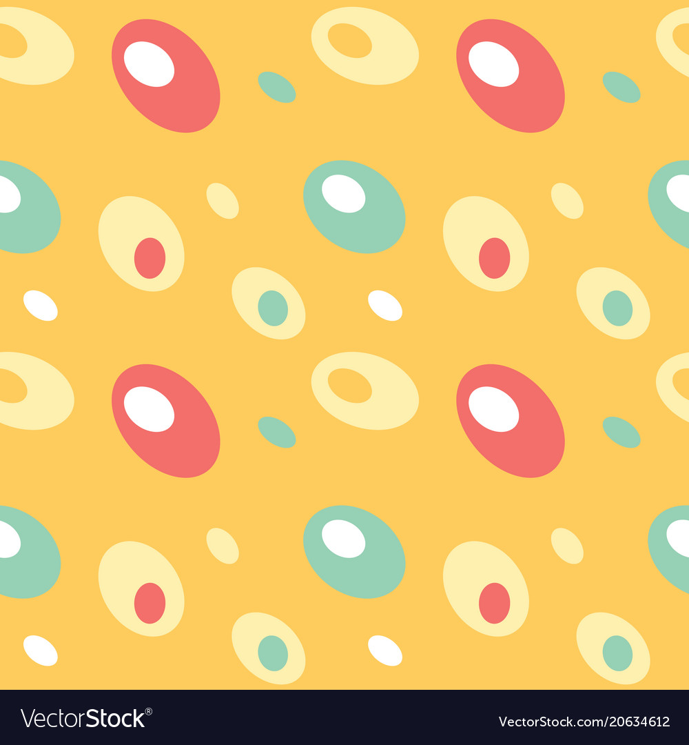 Abstract ellipse pattern Royalty Free Vector Image