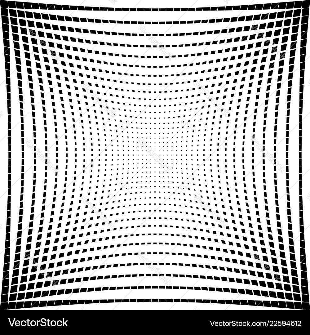 Abstract grid texture with distortion effect Vector Image