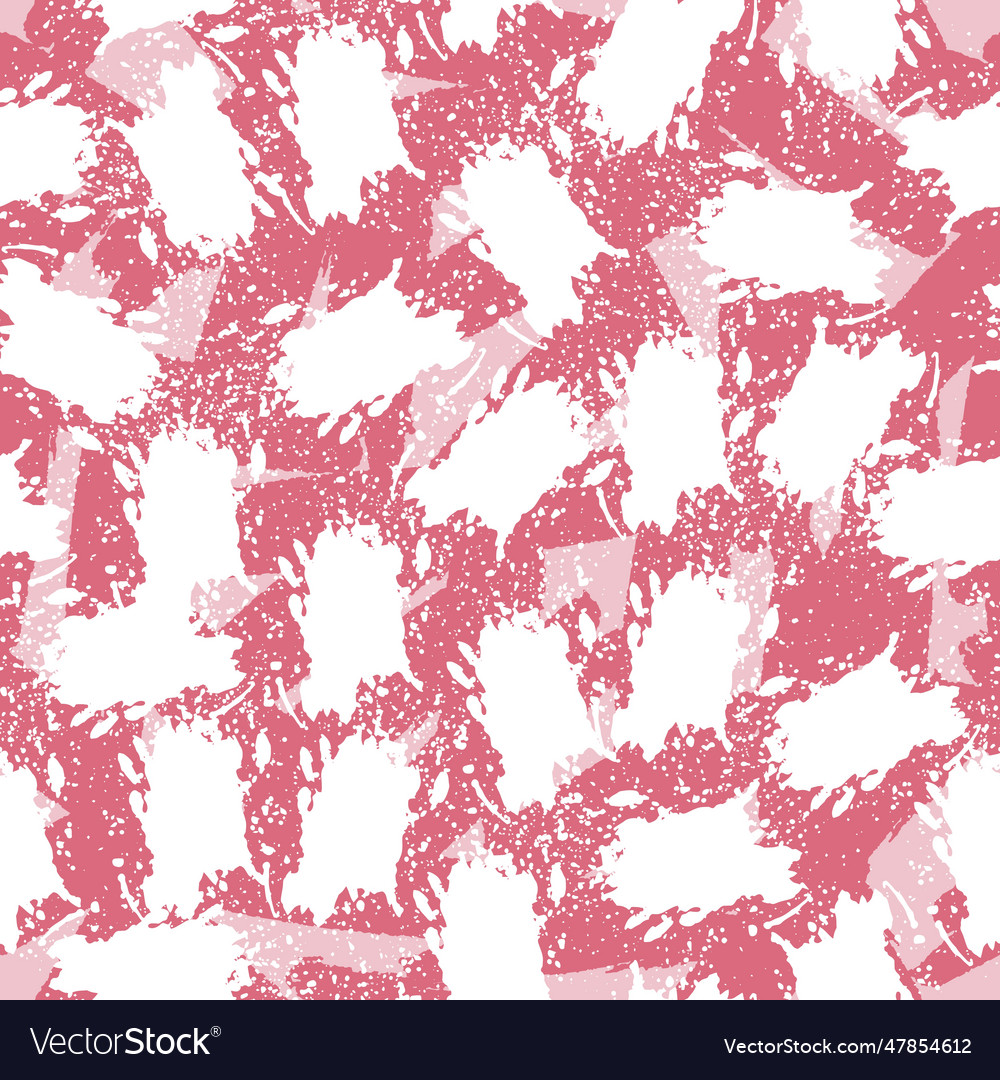 Multicolor seamless pattern from blots Royalty Free Vector