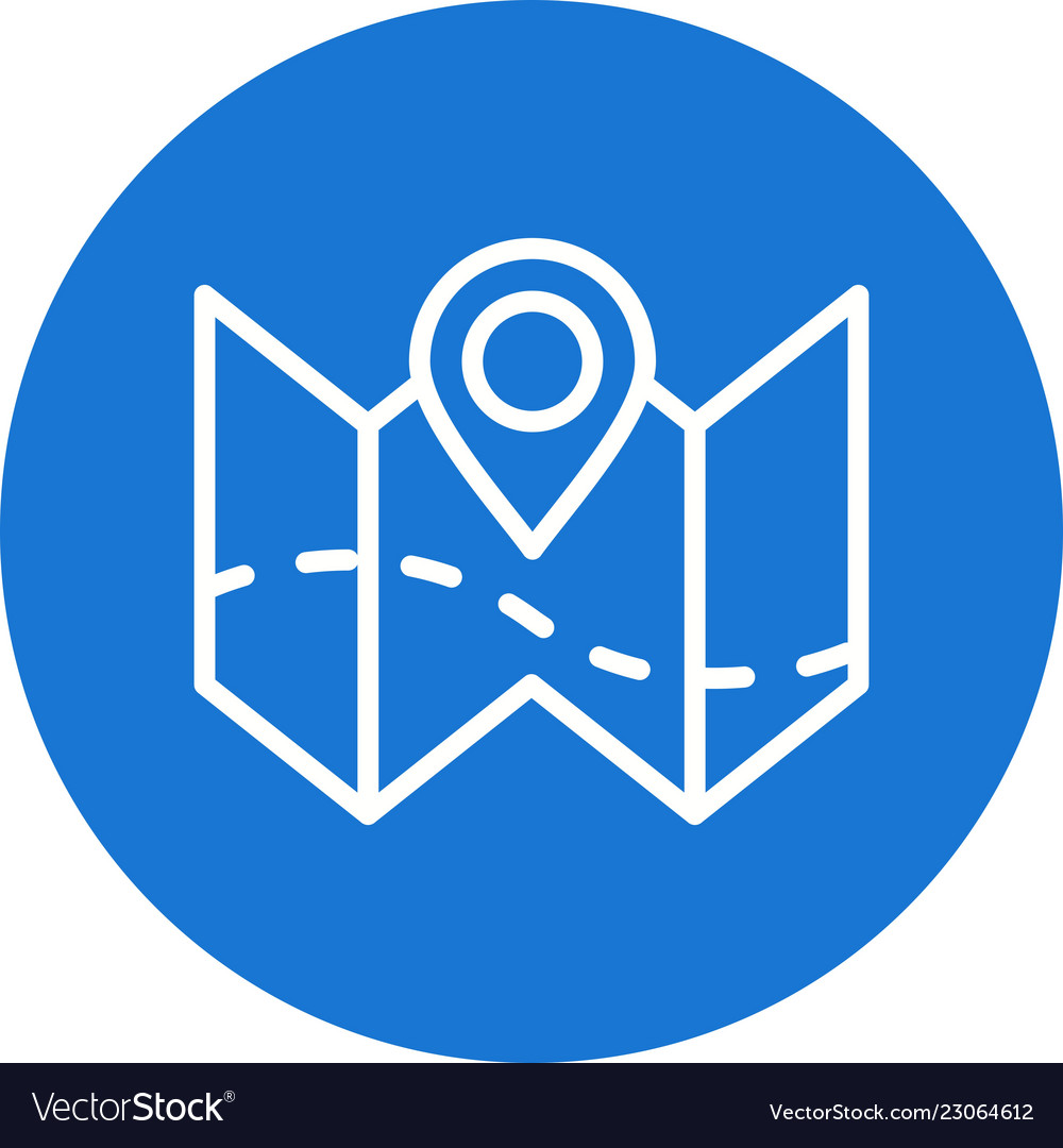 Plan map icon Royalty Free Vector Image - VectorStock