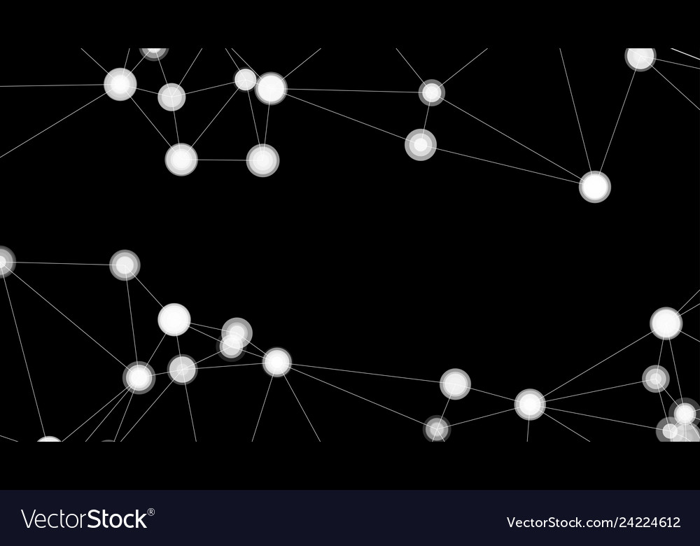 Technology network idea triangles elements Vector Image