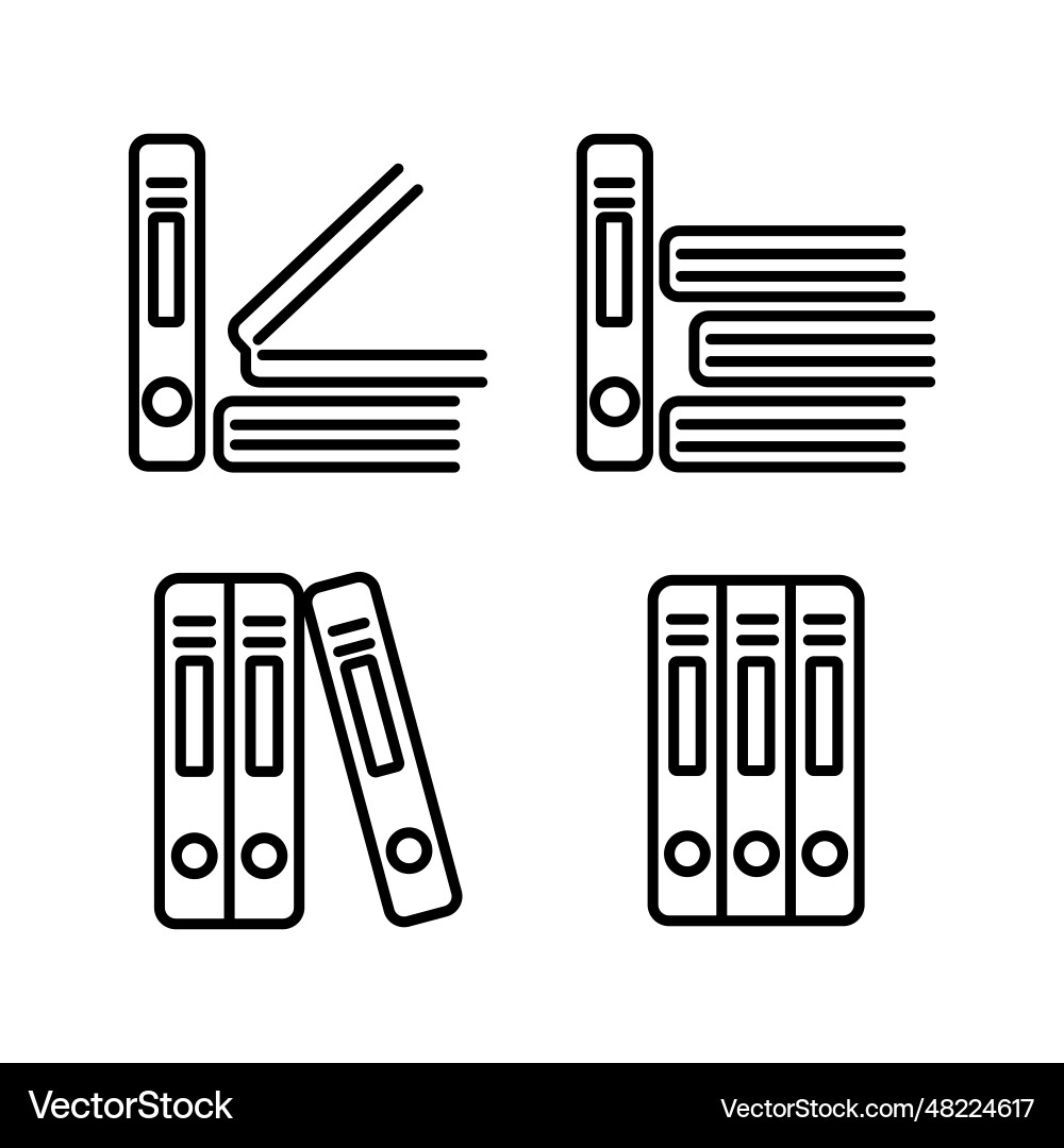 Archive icon archive storage icon folders icon Vector Image