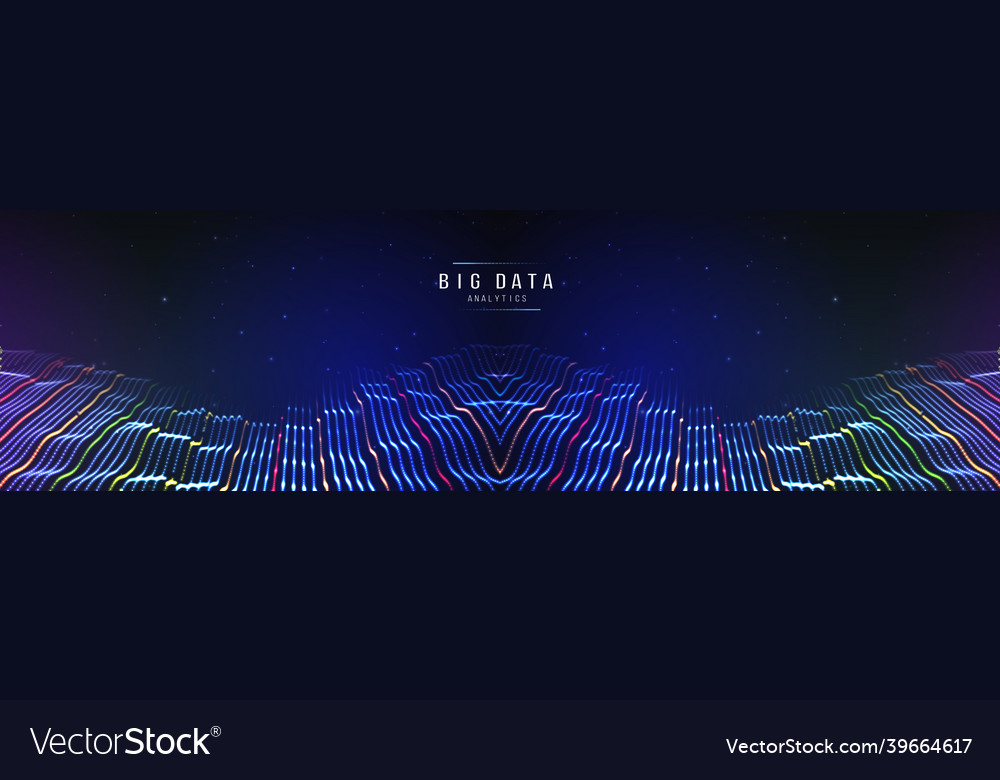 Business intelligence technology background binary