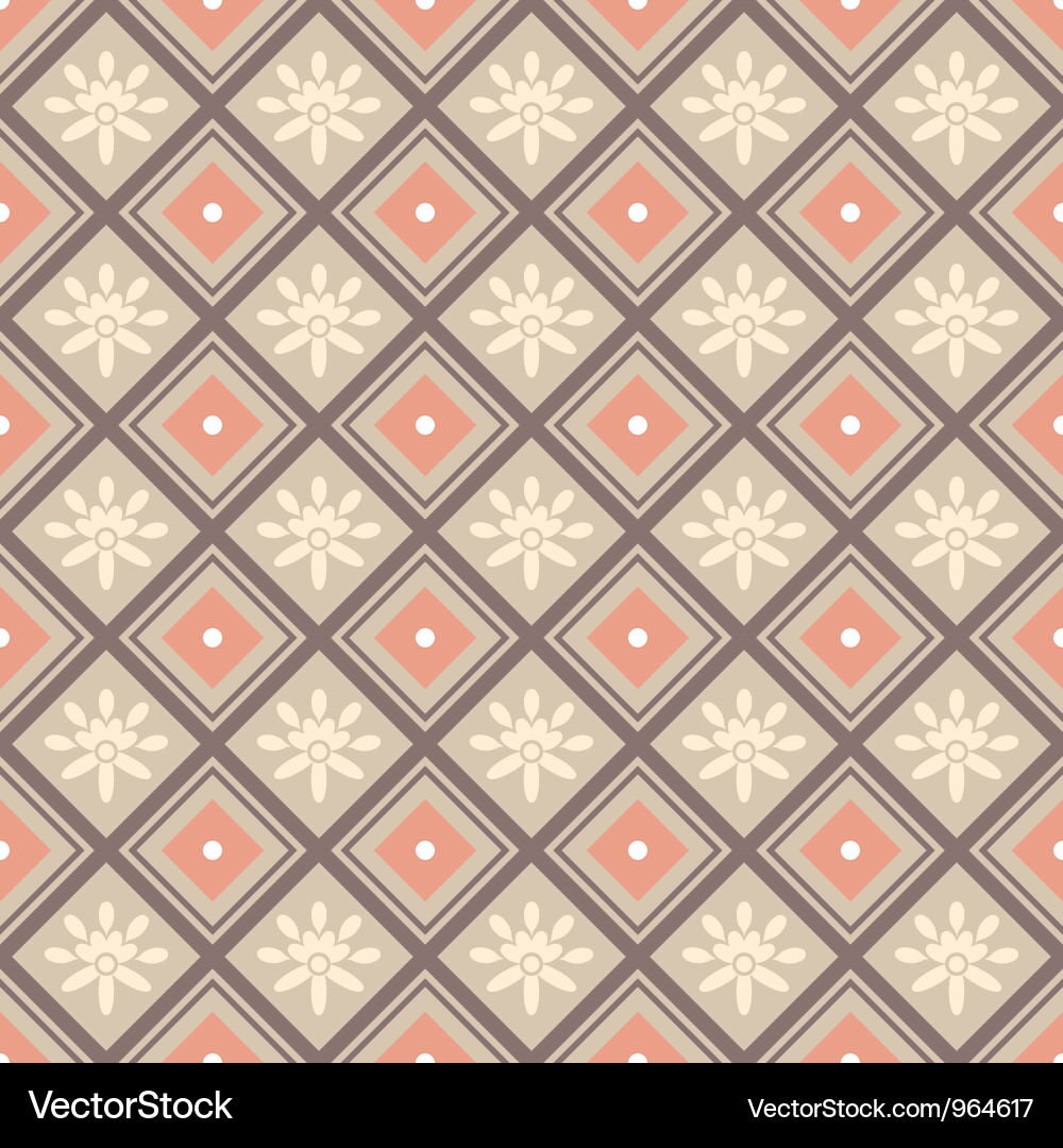 Decorative seamless pattern Royalty Free Vector Image