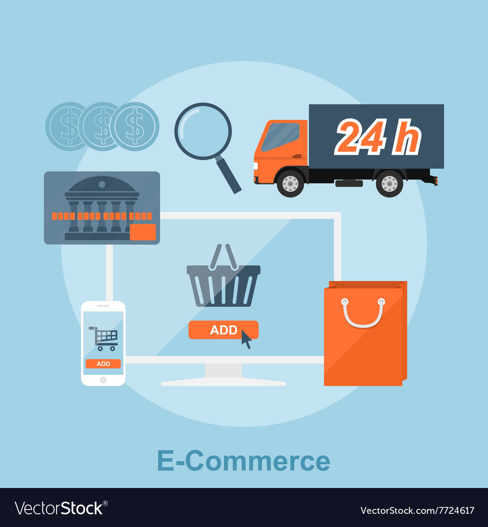 E commerce Royalty Free Vector Image - VectorStock