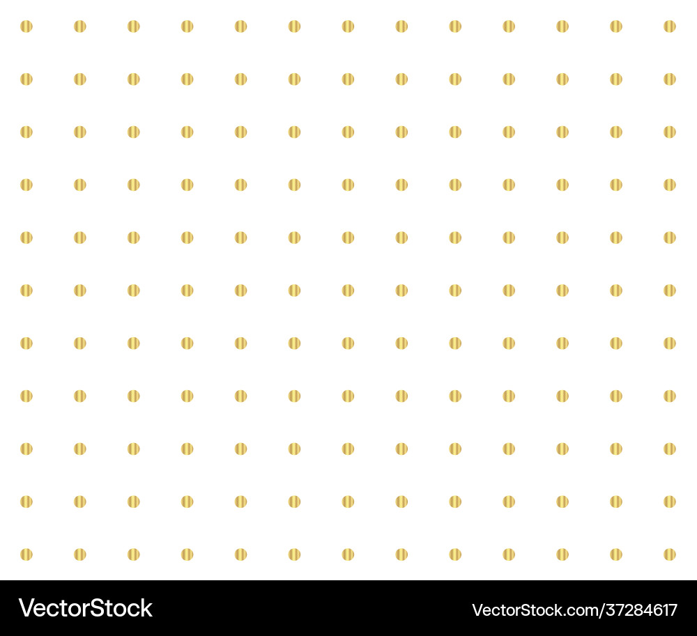 Gold polka dots pattern colorful holiday Vector Image