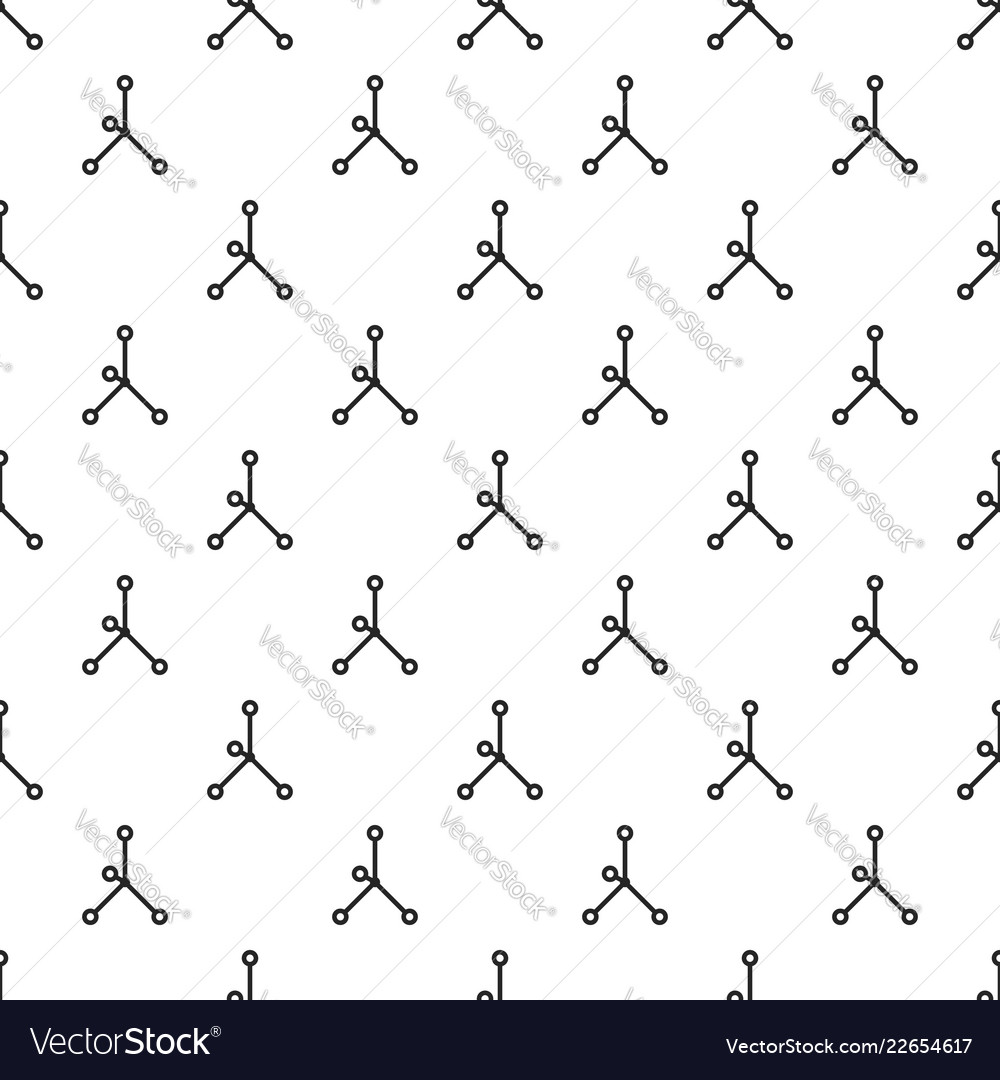 Ionic bond pattern seamless Royalty Free Vector Image