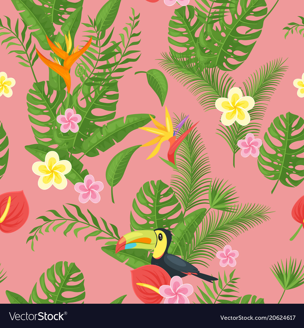 Summer seamless pattern Royalty Free Vector Image
