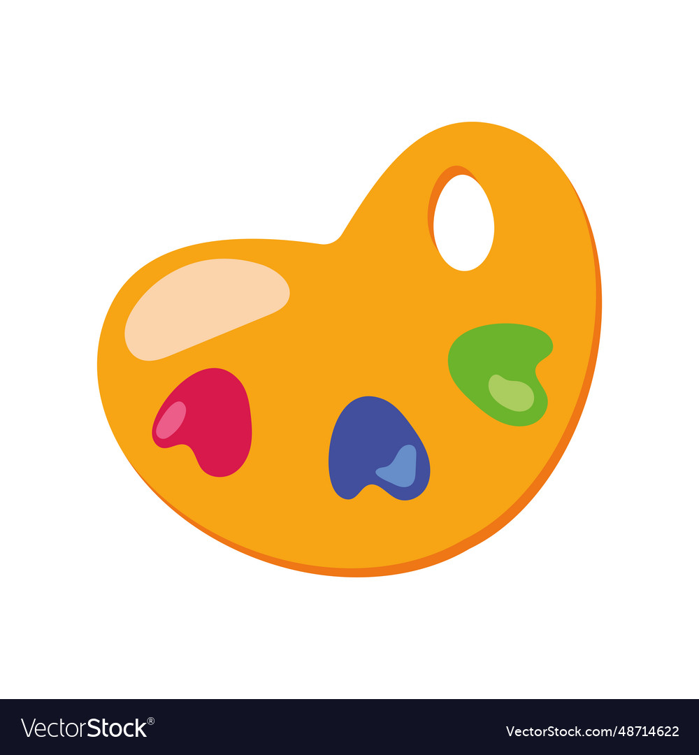 Back to school supply color palette Royalty Free Vector