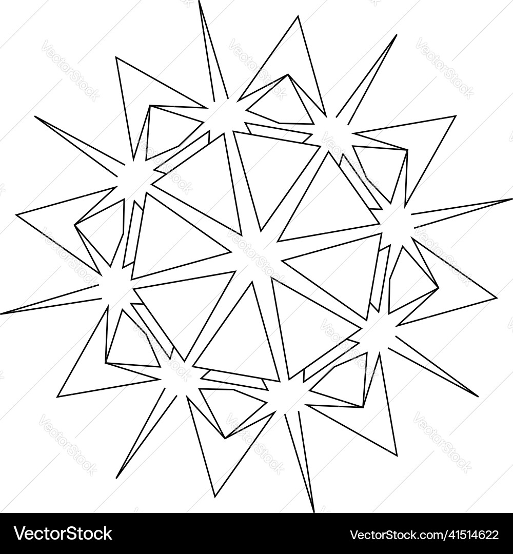 Geometric abstract icon symbol motif Royalty Free Vector