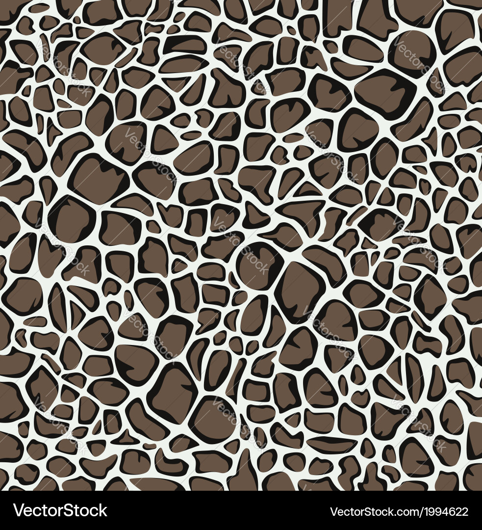 Giraffe skin pattern Royalty Free Vector Image