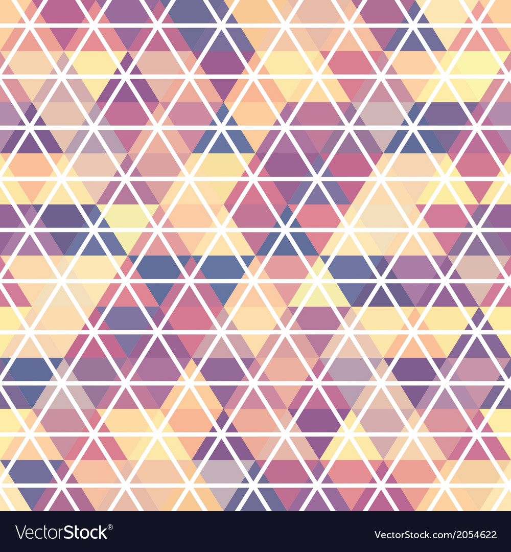 Pattern geometric background with triangles Vector Image