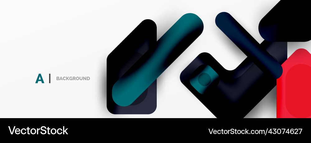 Colorful geometric shapes lines squares Royalty Free Vector