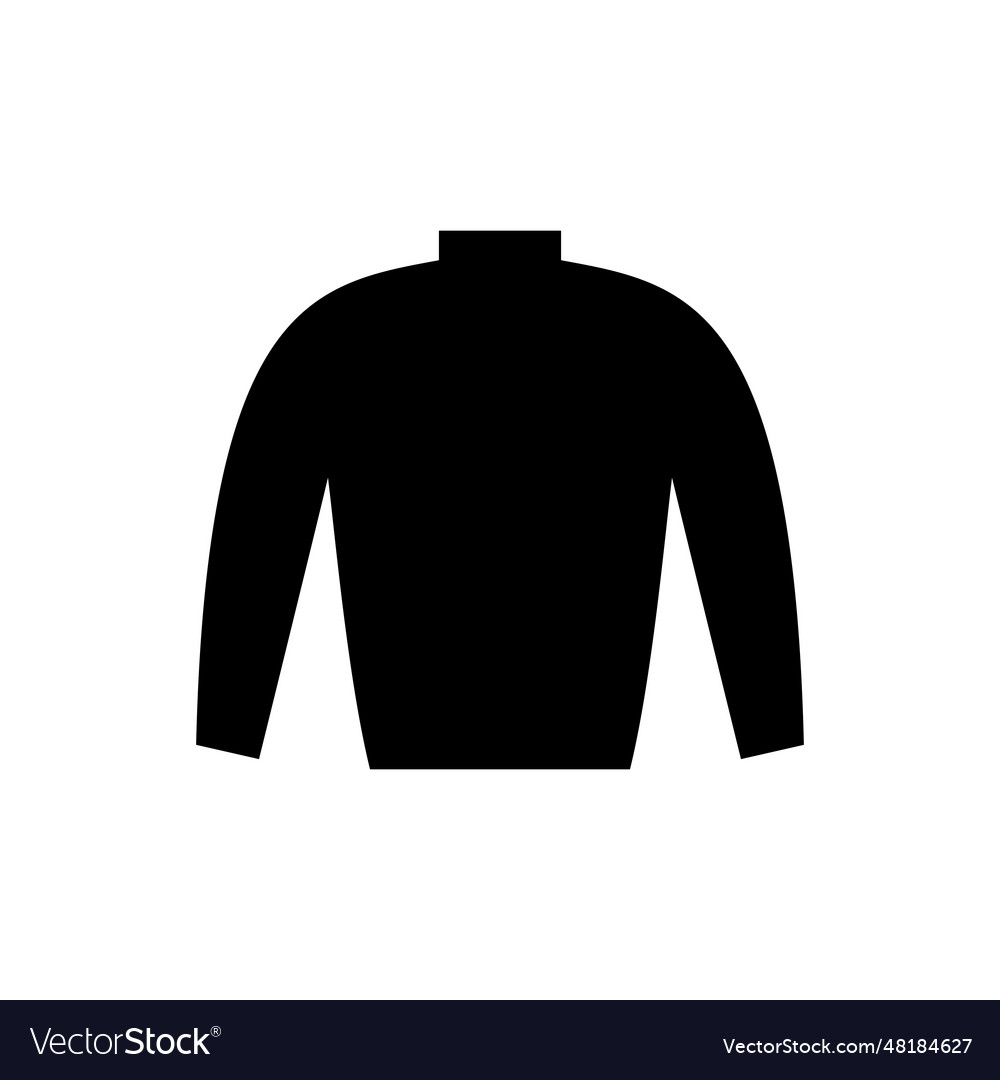 Pullover simple icon Royalty Free Vector Image