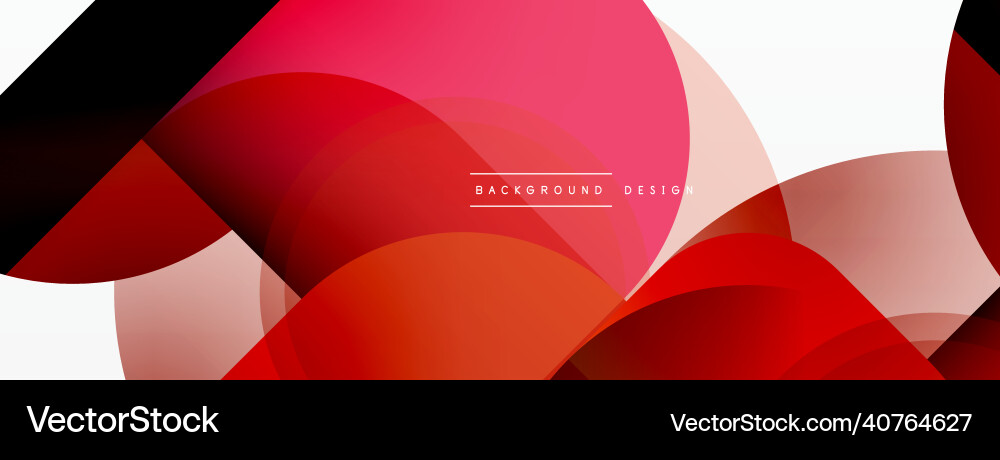 Round triangle shapes lines and circles geometric Vector Image