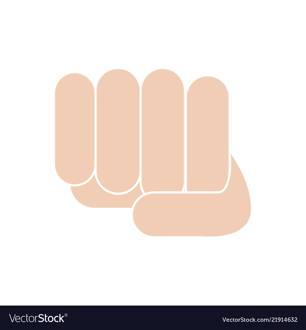 Abstract hand expression Royalty Free Vector Image