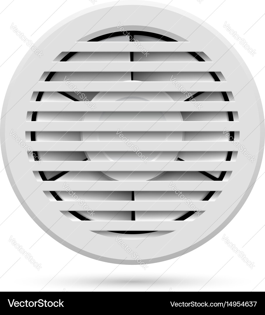 Electric fan isolated on white background Vector Image