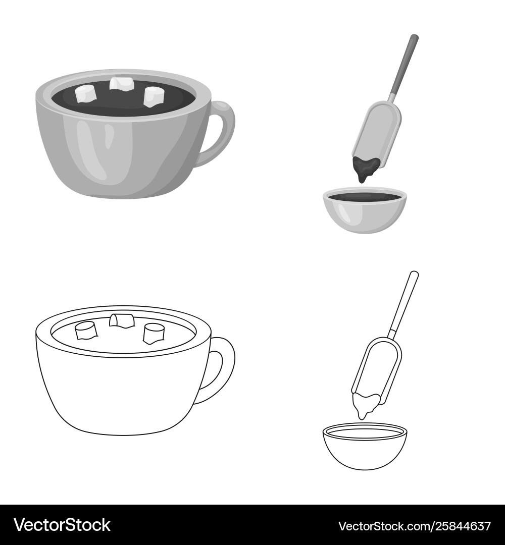 Food and yummy icon set Royalty Free Vector Image