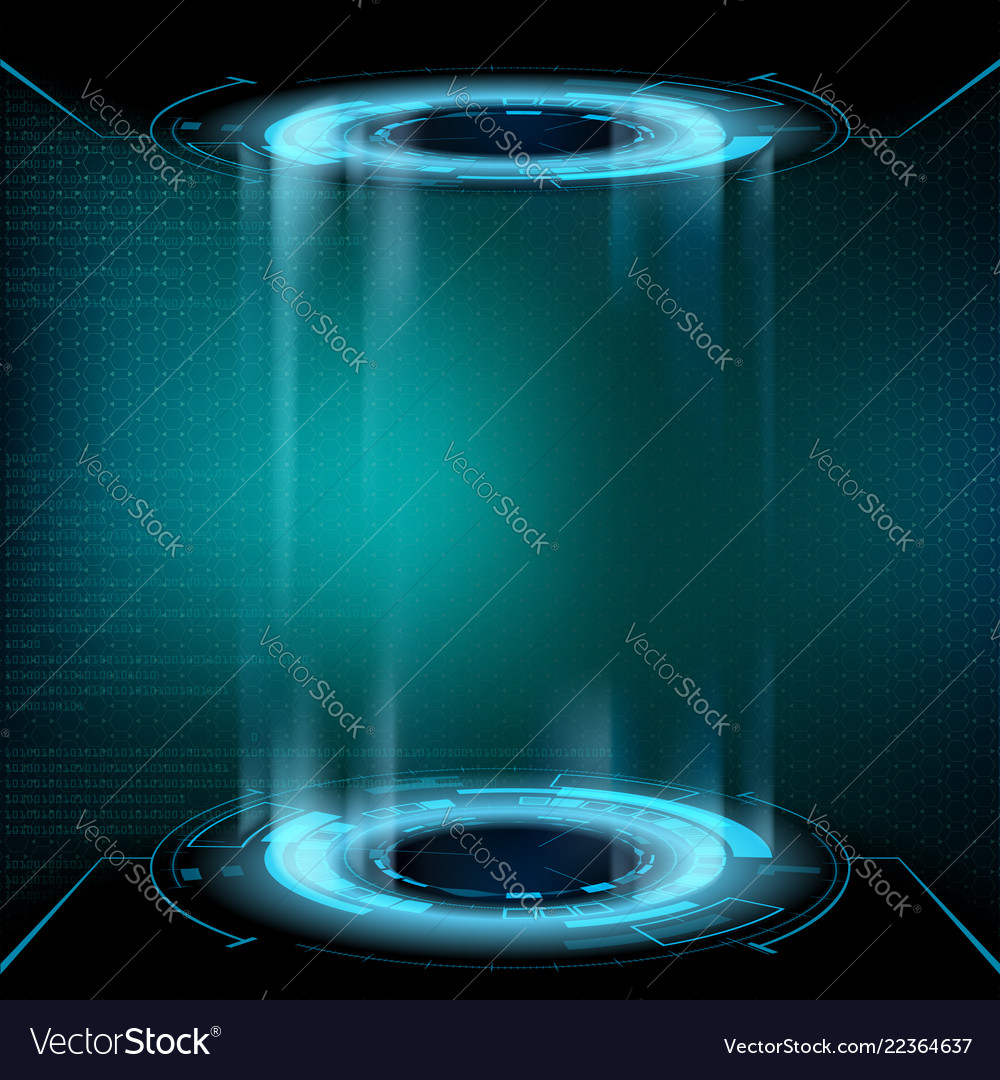 Hud menu user interface Royalty Free Vector Image