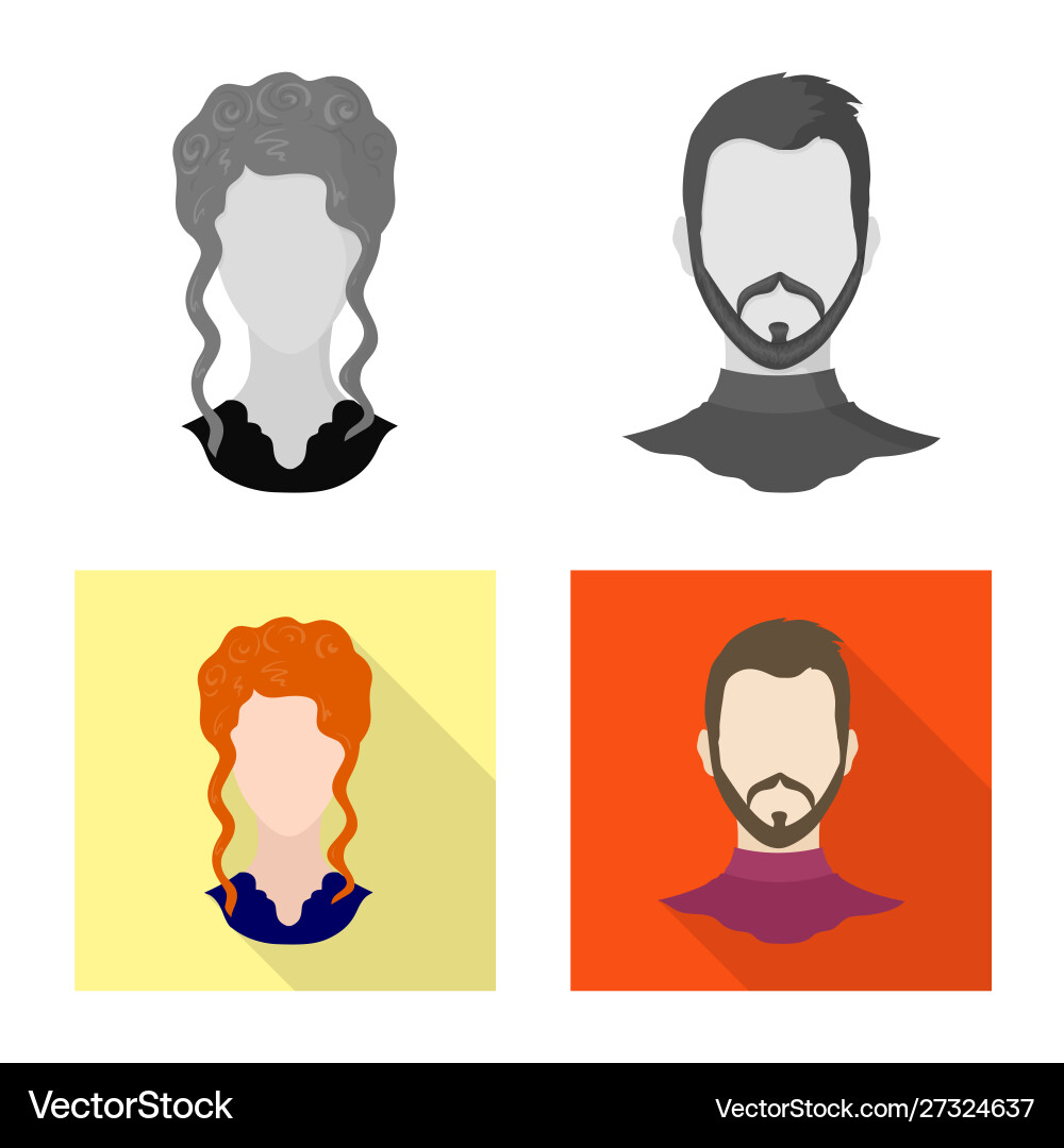 Isolated object professional and photo sign Vector Image