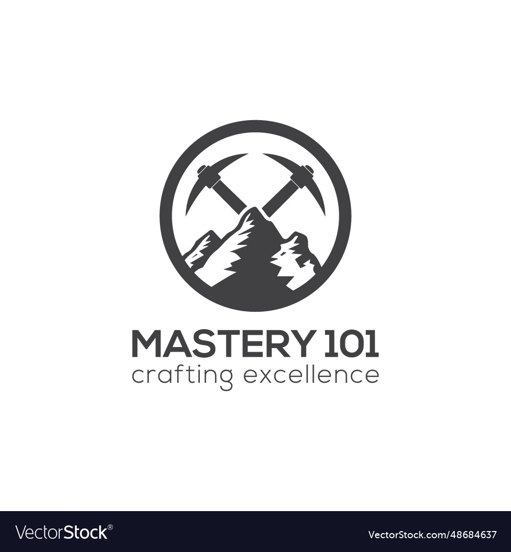 Mining logo Royalty Free Vector Image - VectorStock