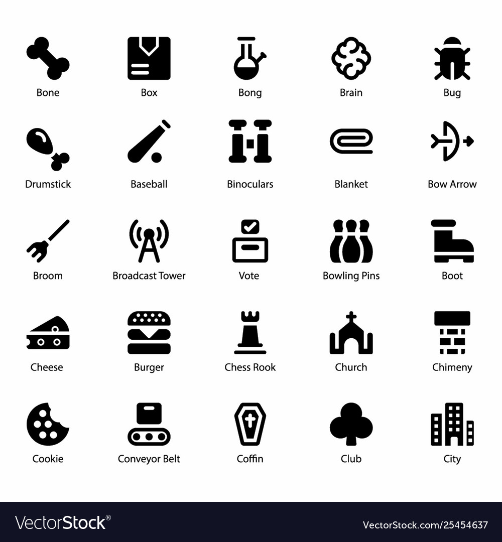 User interface icons collection Royalty Free Vector Image