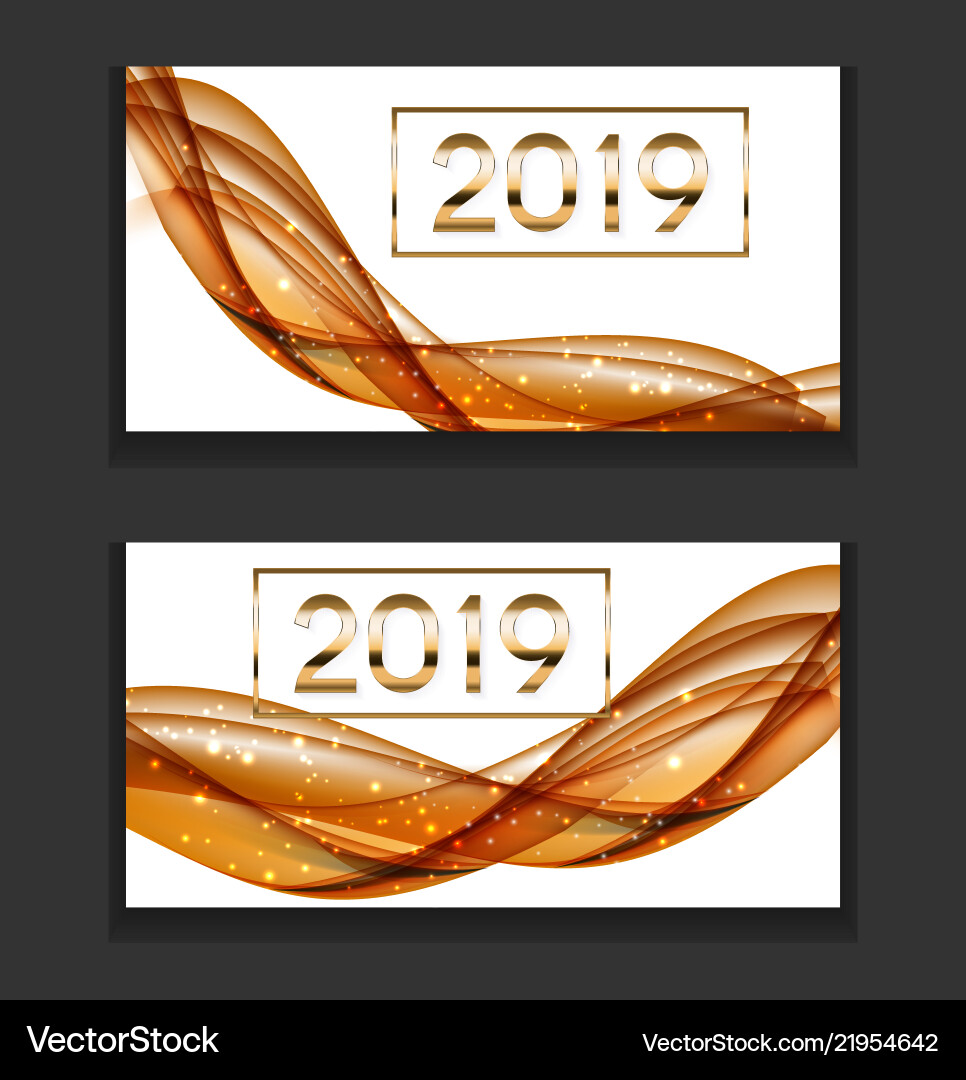 2019 abstract of new year Royalty Free Vector Image