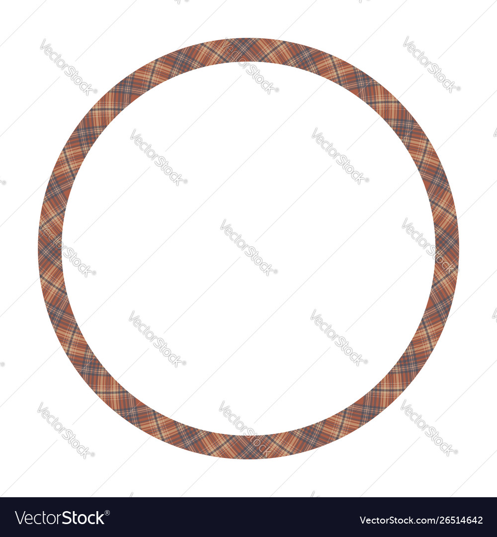 Circle borders and frames round border pattern Vector Image