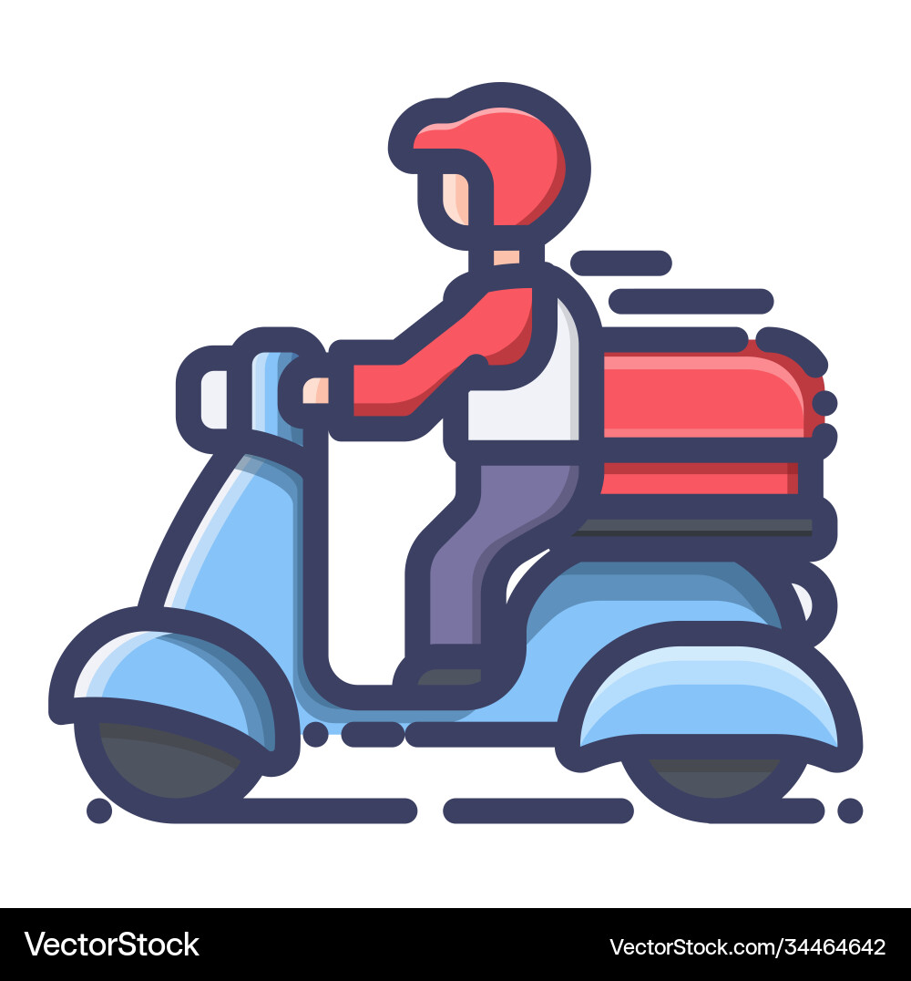 Shopping online delivery service concept icon Vector Image