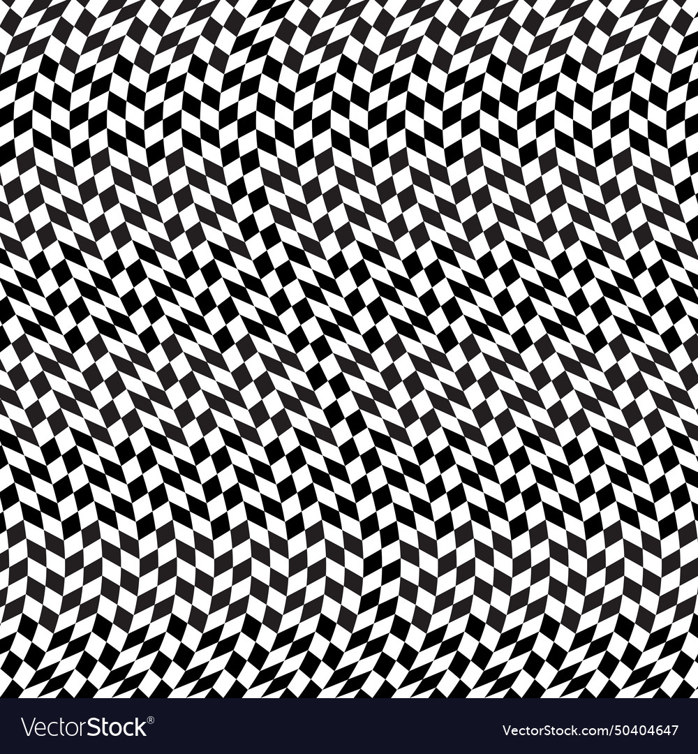 Checkered flag zig zag wave pattern Royalty Free Vector Checkered flag zig zag wave pattern Royalty Free Vector
