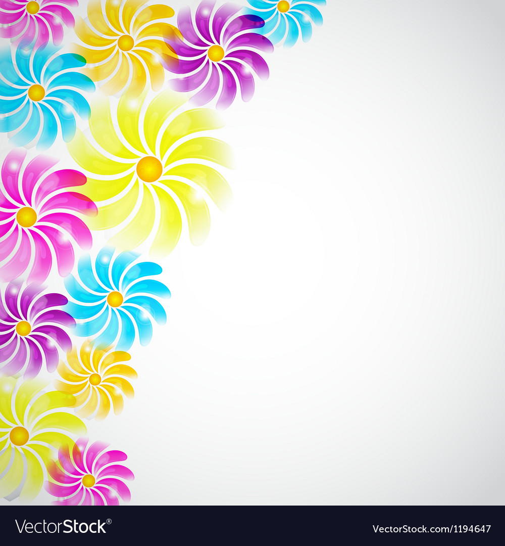 Flower background Royalty Free Vector Image - VectorStock