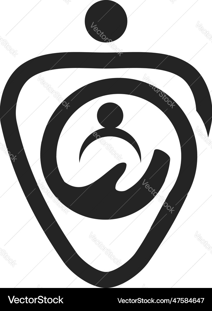 Protection logo template icon brand identity Vector Image