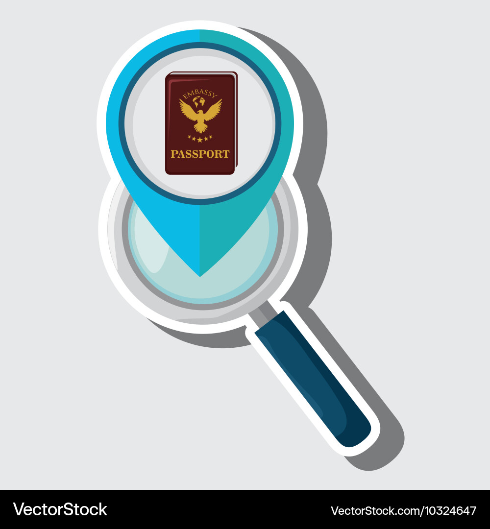 Search pin travel location Royalty Free Vector Image