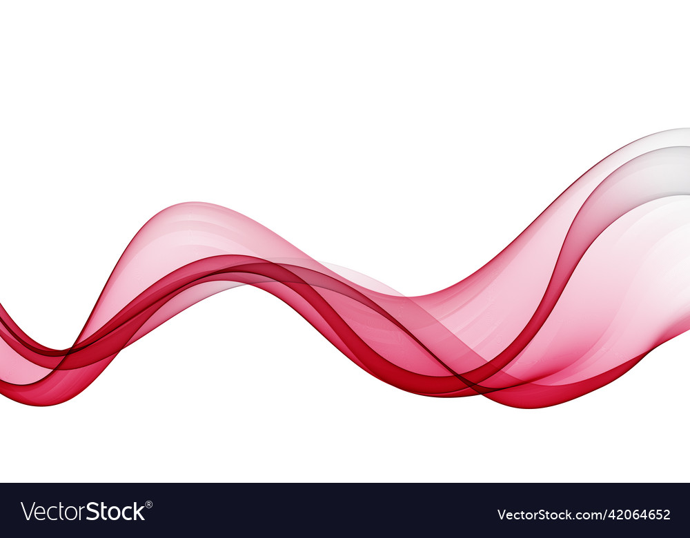 Abstract transparent red wave design Royalty Free Vector Abstract transparent red wave design Royalty Free Vector