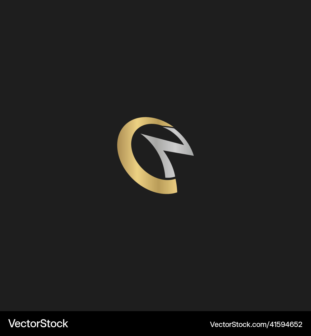 Alphabet initials logo cz zc c and z Royalty Free Vector