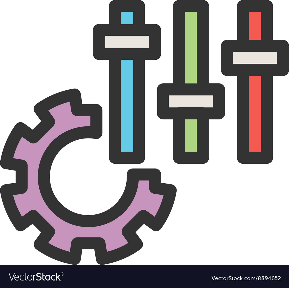 Settings Royalty Free Vector Image - VectorStock