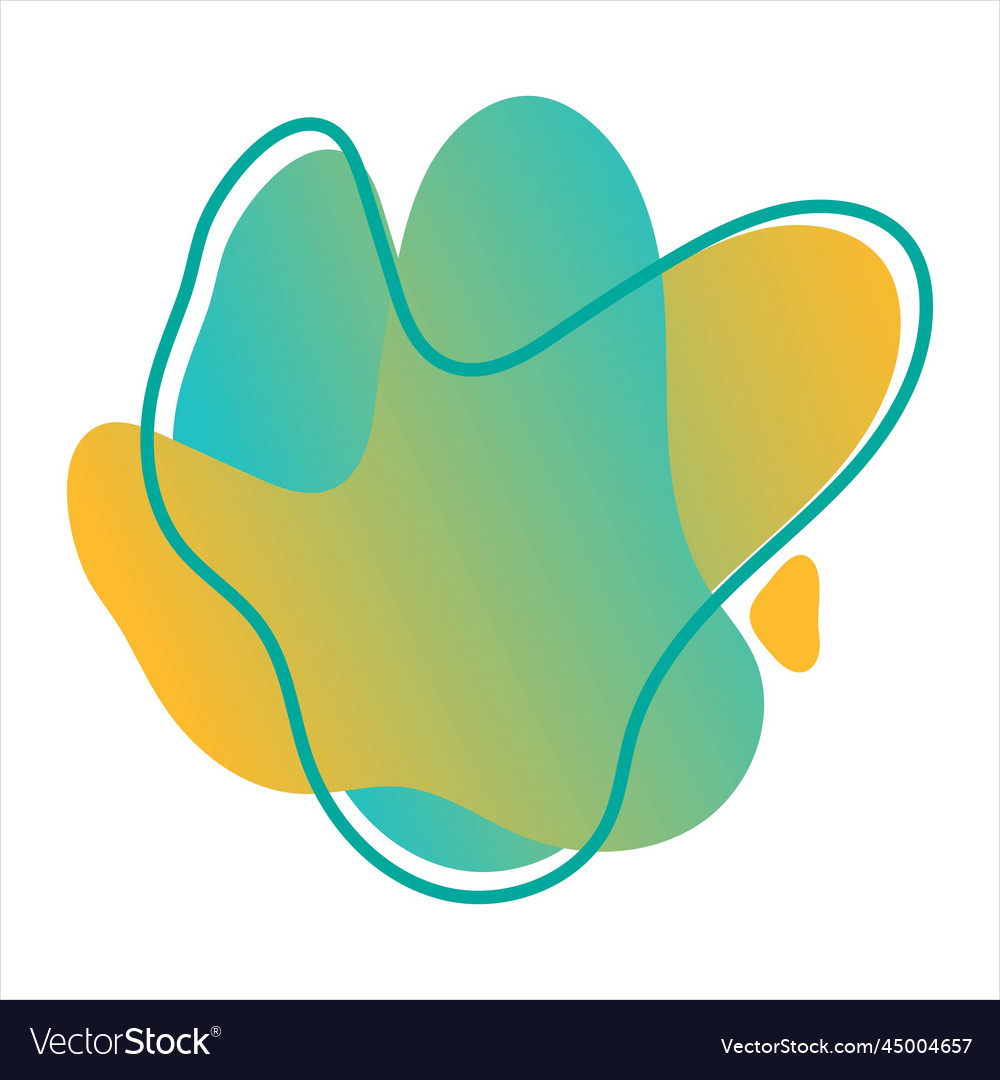Blob Gradient For Template Royalty Free Vector Image