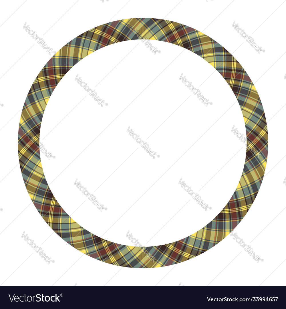 Circle borders and frames round border pattern Vector Image