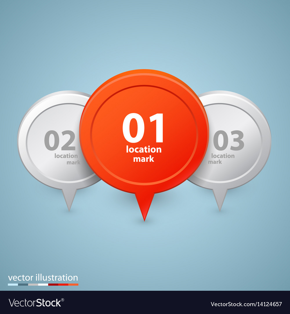 Location mark Royalty Free Vector Image - VectorStock