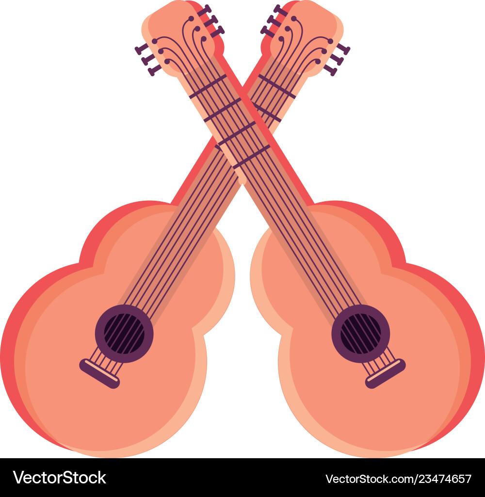Music instrument cartoon Royalty Free Vector Image