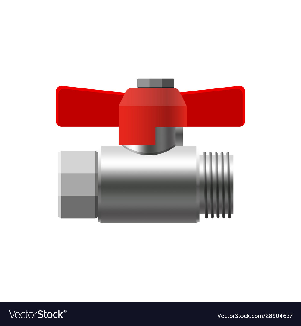 Valve ball fittings pipes metal piping system Vector Image Valve ball fittings pipes metal piping system Vector Image