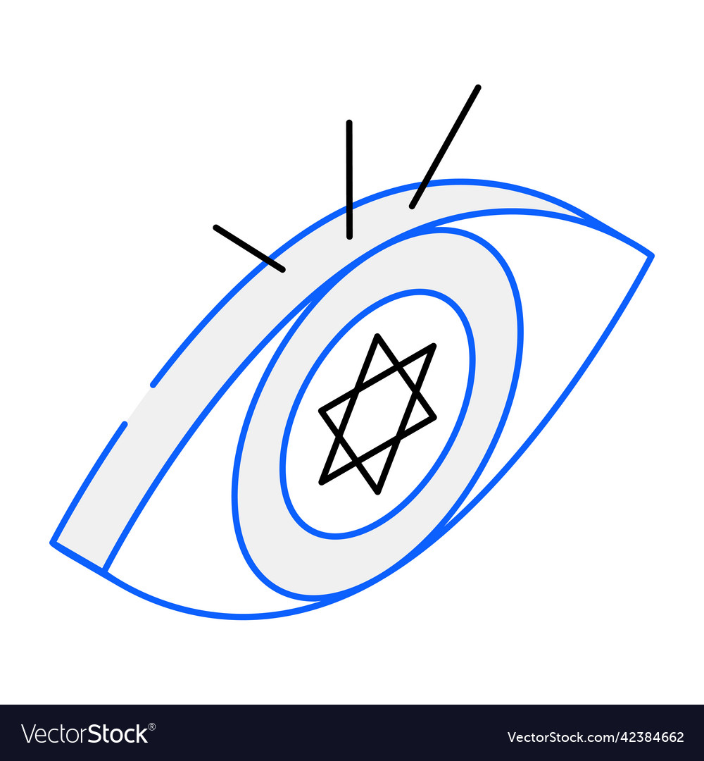 Magic eye Royalty Free Vector Image - VectorStock