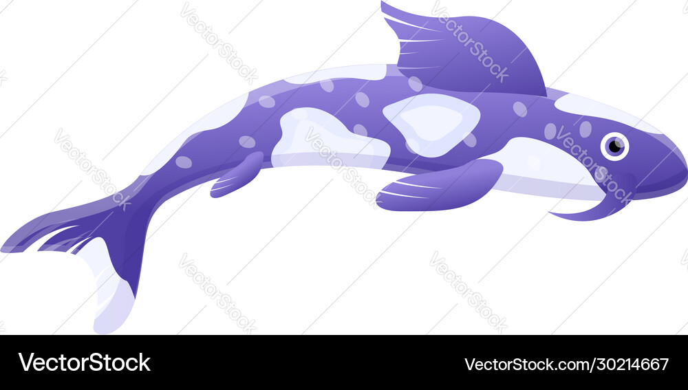 Chinese fish icon cartoon style Royalty Free Vector Image