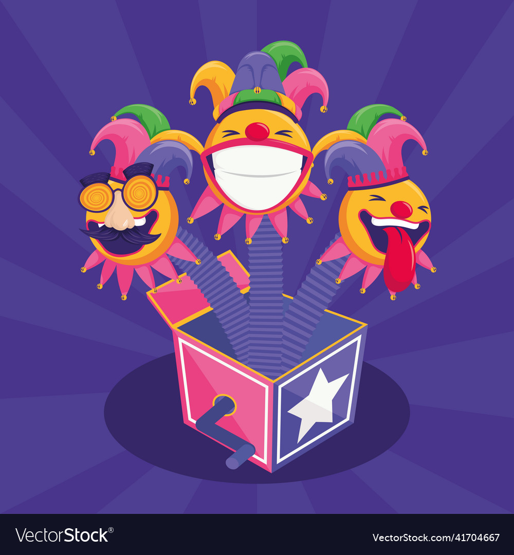 Fools day postcard Royalty Free Vector Image - VectorStock