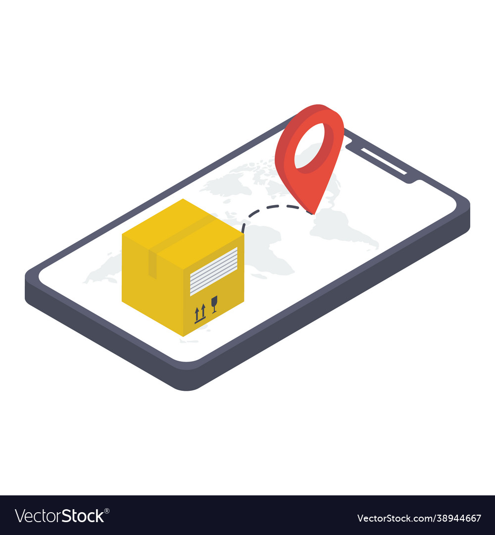Parcel tracking Royalty Free Vector Image - VectorStock