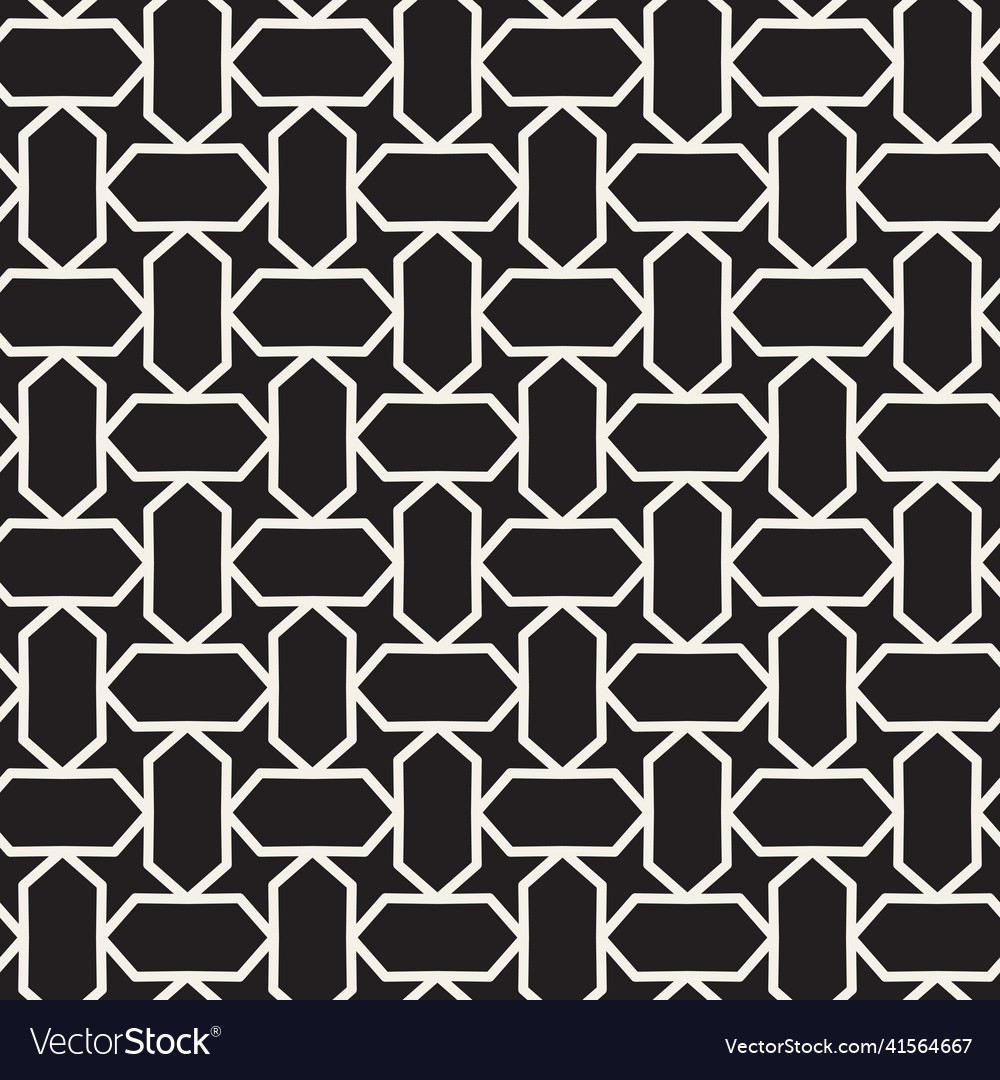Seamless pattern repeating geometric elements Vector Image