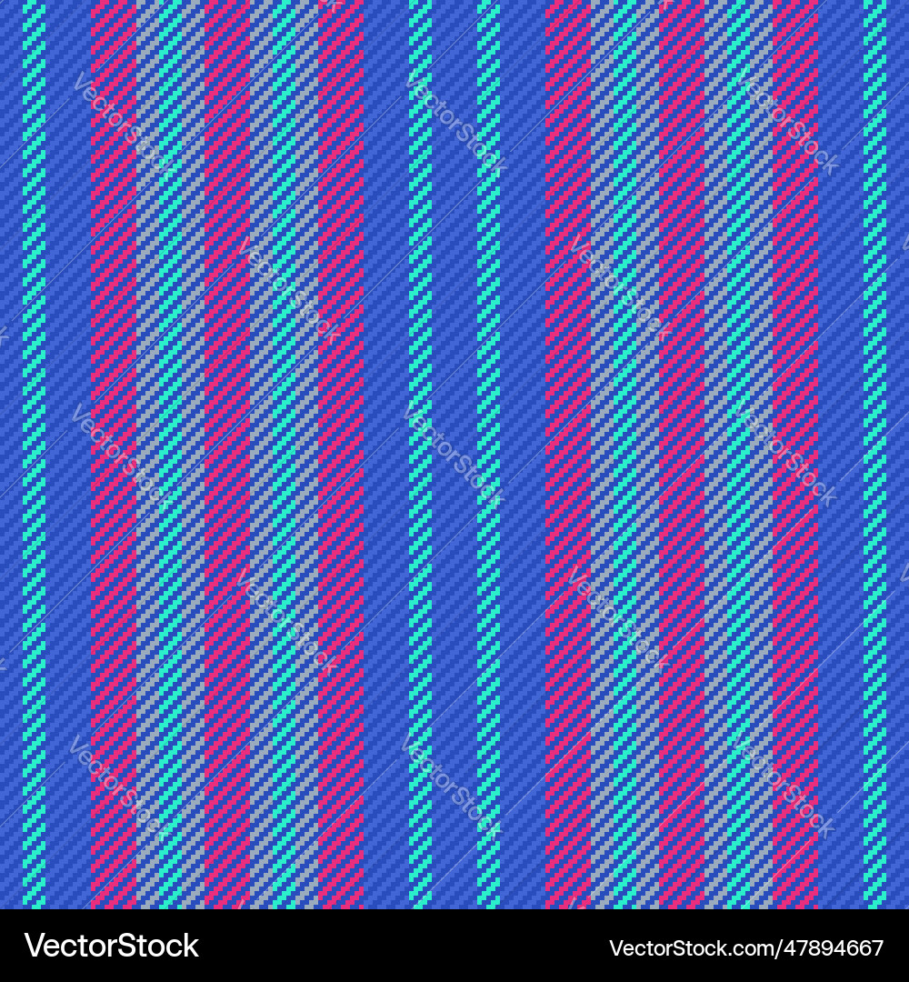 Textile seamless vertical of fabric stripe Vector Image