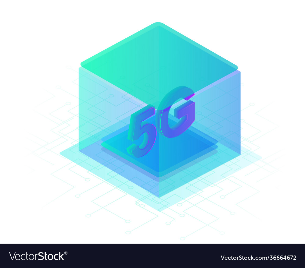 5g network wireless technology Royalty Free Vector Image